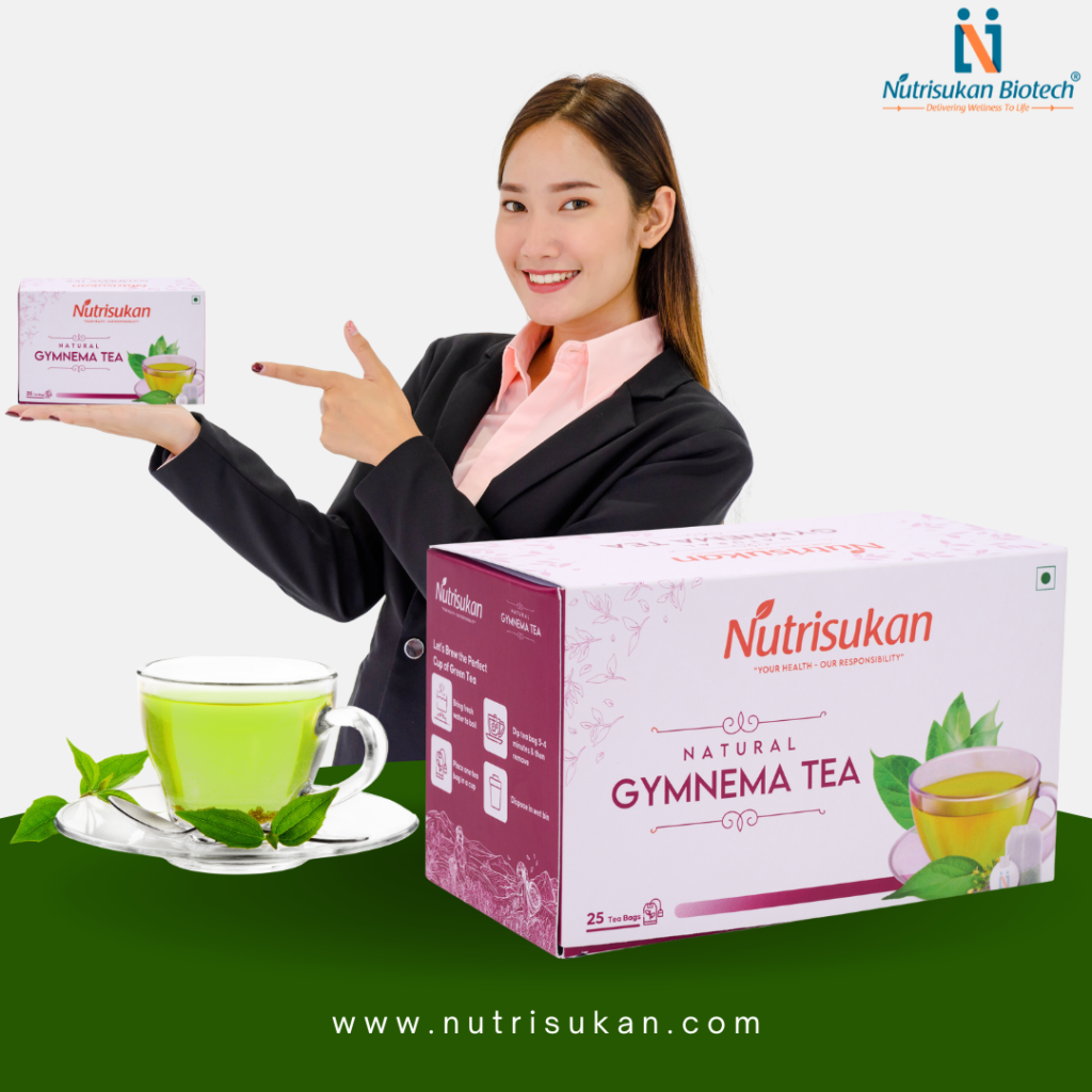 Gymnema Tea by Nutrisukan Biotech - Green Tea and Tulsi Blend for Wellness