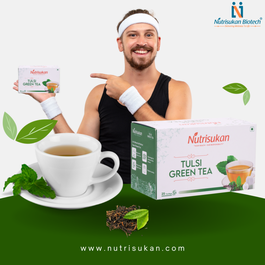 Nutrisukan Biotech's Tulsi Green Tea - Harmonious Blend for Wellness